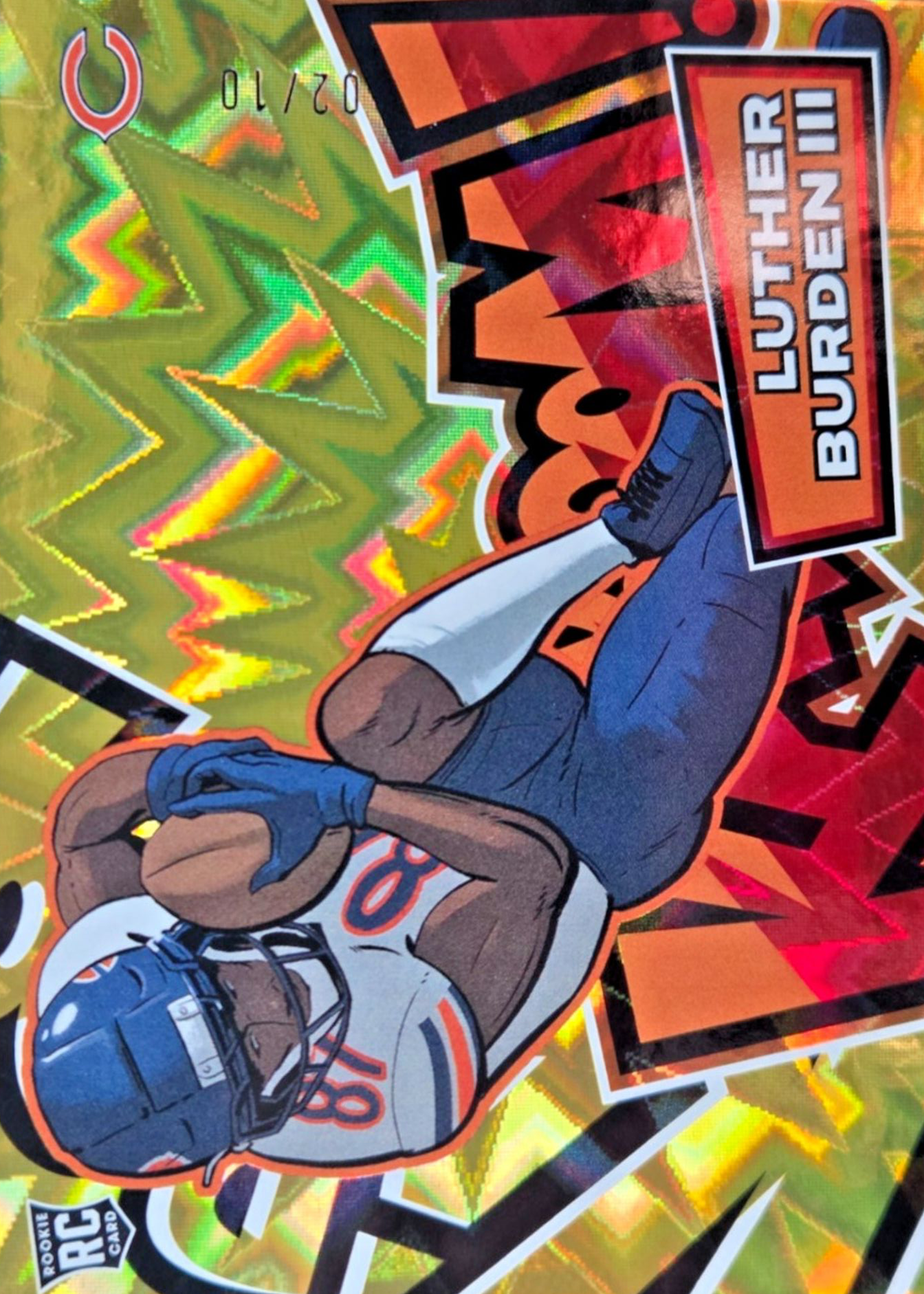 Luther Burden III 2025 Absolute #17 Kaboom! Horizontal - Gold /10 Price ...