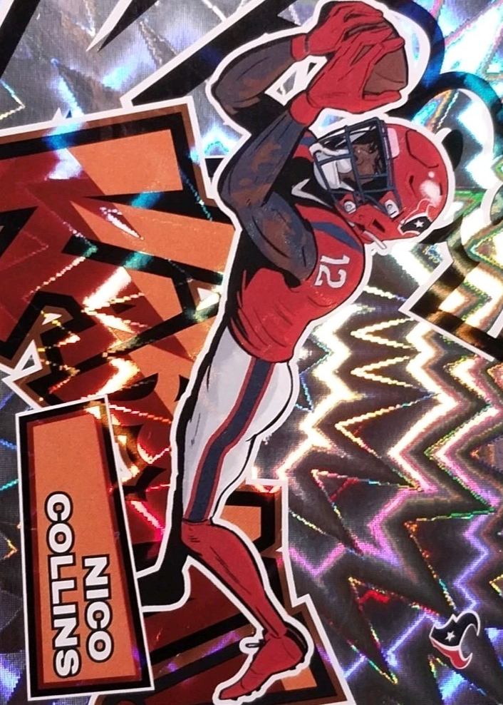 Nico Collins 2025 Absolute #28 Kaboom! Horizontal /(SSP) Price Guide ...