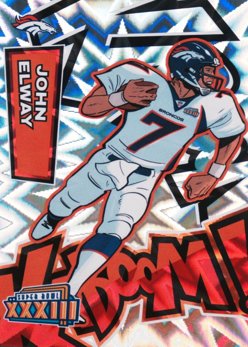 John Elway 2025 Absolute #3 Kaboom! Super Bowl Vertical /(SSP) Price ...
