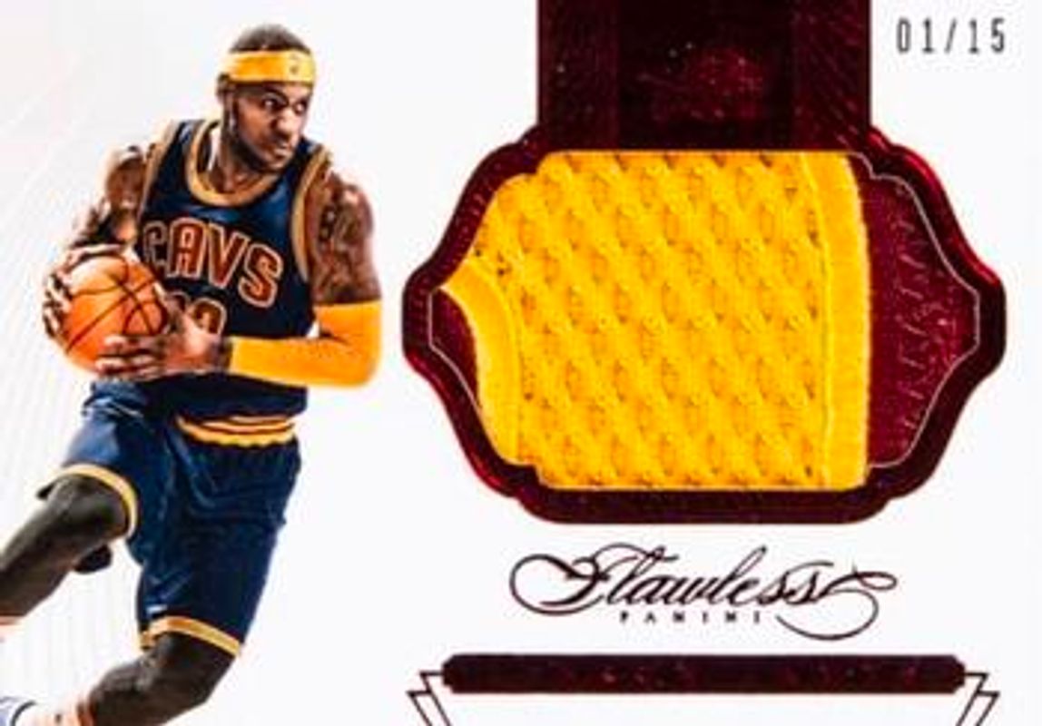 LeBron James 2014 Flawless #PT-LBJ Patches - Ruby /15 Price Guide - Sports Card Investor