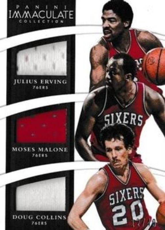 Doug Collins / Julius Erving / Moses Malone Basketball Cards Price ...