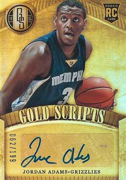 Jordan Adams 2014 Gold Standard #4 Gold Scripts /199 Price Guide ...