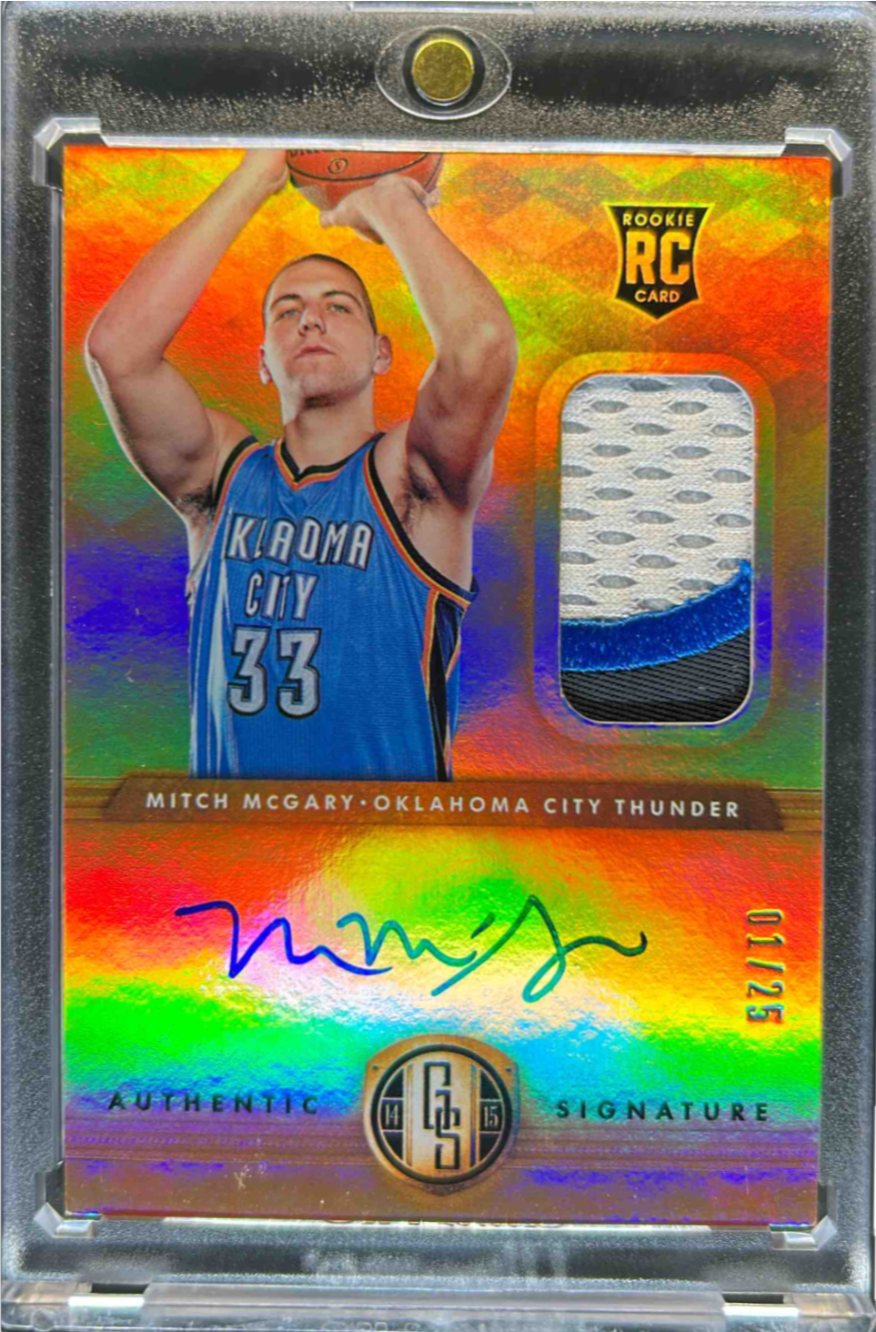Mitch McGary 2014 Gold Standard #230 Rookie Jersey Autographs - Prime ...