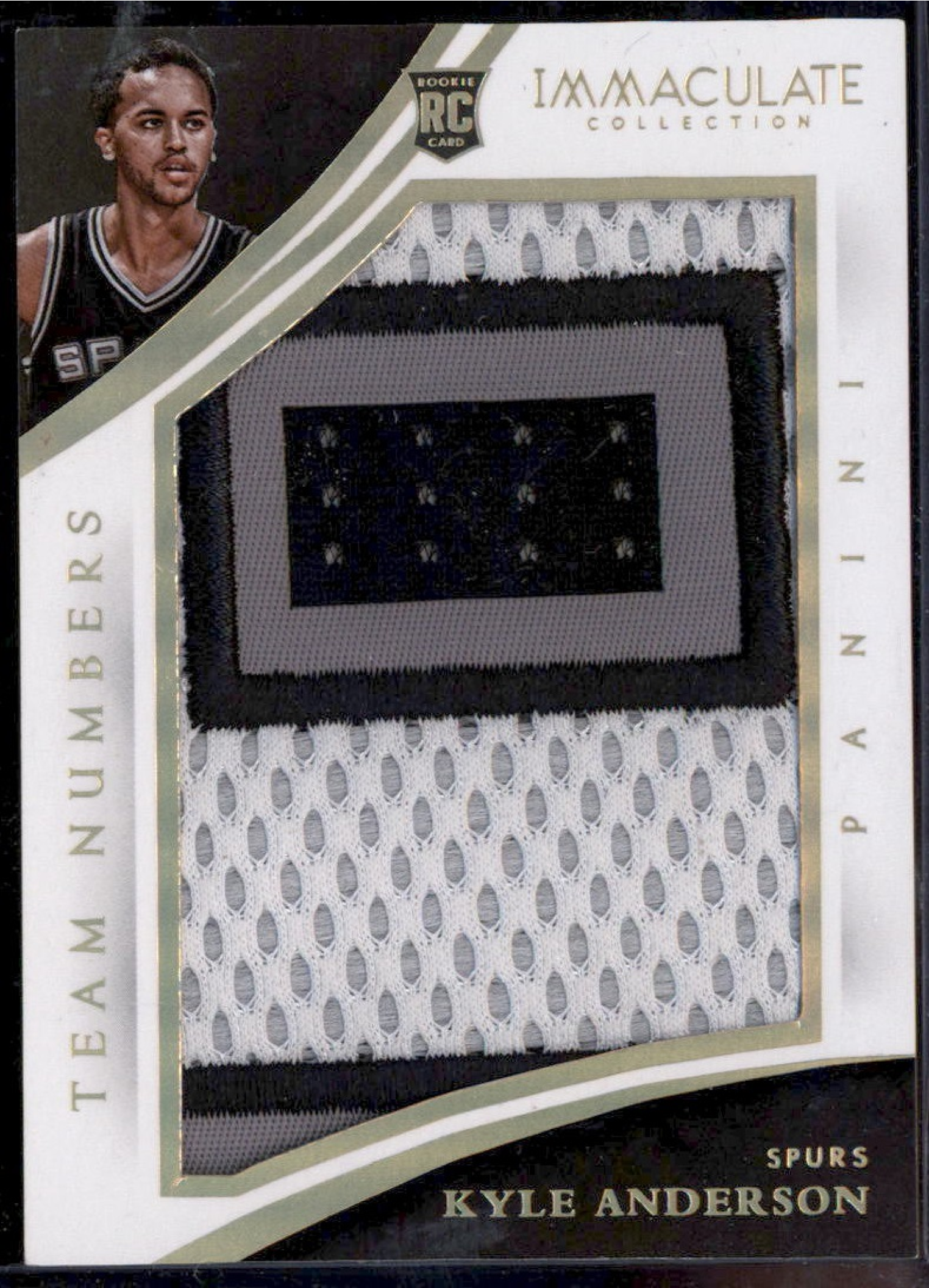 Kyle Anderson 2014 Immaculate #90 Team Logos Numbers /18 Price Guide ...