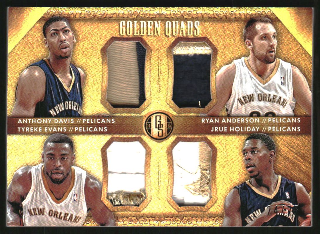 Anthony Davis / Jrue Holiday / Ryan Anderson / Tyreke Evans 2014 Gold ...