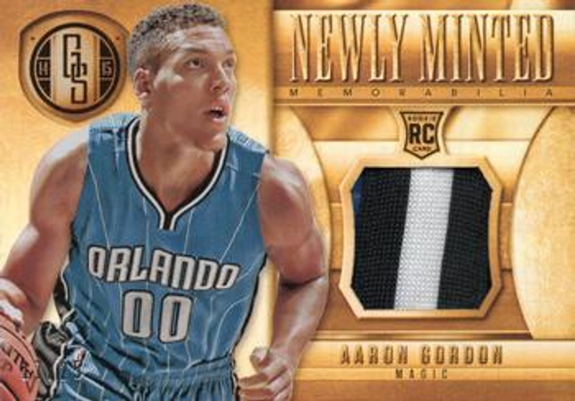 Aaron Gordon 2014 Gold Standard #NM-AG Newly Minted Memorabilia /25 ...