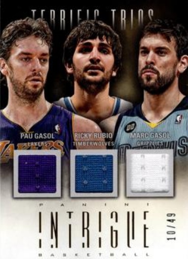 Marc Gasol / Pau Gasol / Ricky Rubio Basketball Cards Price Guide ...