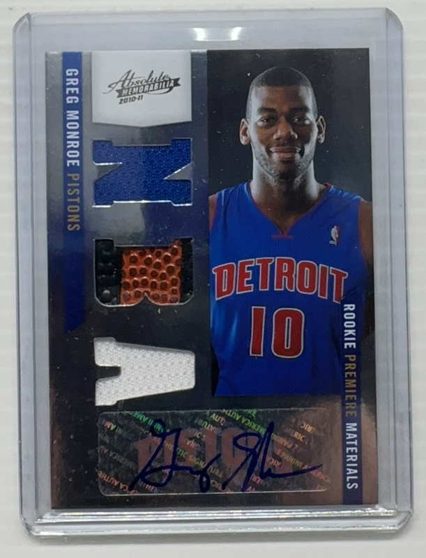 Greg Monroe 2010 Absolute Memorabilia #157 Base /499 Price Guide ...