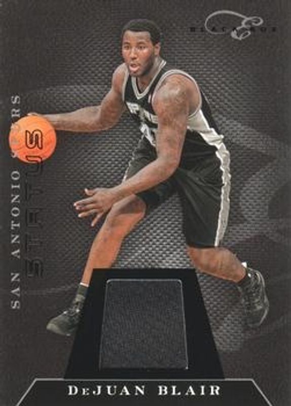 DeJuan Blair 2010 Elite Black Box #98 Materials /99 Price Guide ...
