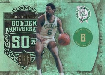 Bill Russell 2010 Gold Standard #7 Golden Anniversary /299 Price Guide ...