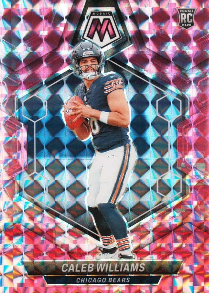 Caleb Williams 2024 Mosaic #301 Pink Camo Price Guide - Sports Card ...