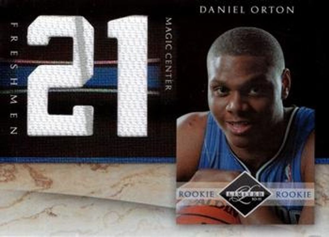 Daniel Orton 2010 Limited #29 Freshmen Jumbo Jersey Numbers /99 Price ...