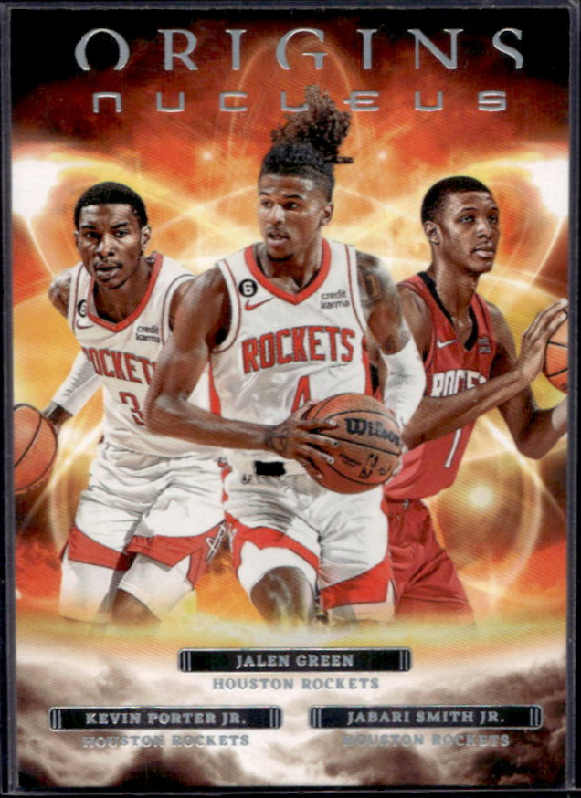 Jabari Smith Jr. / Jalen Green / Kevin Porter Jr. Basketball Cards ...