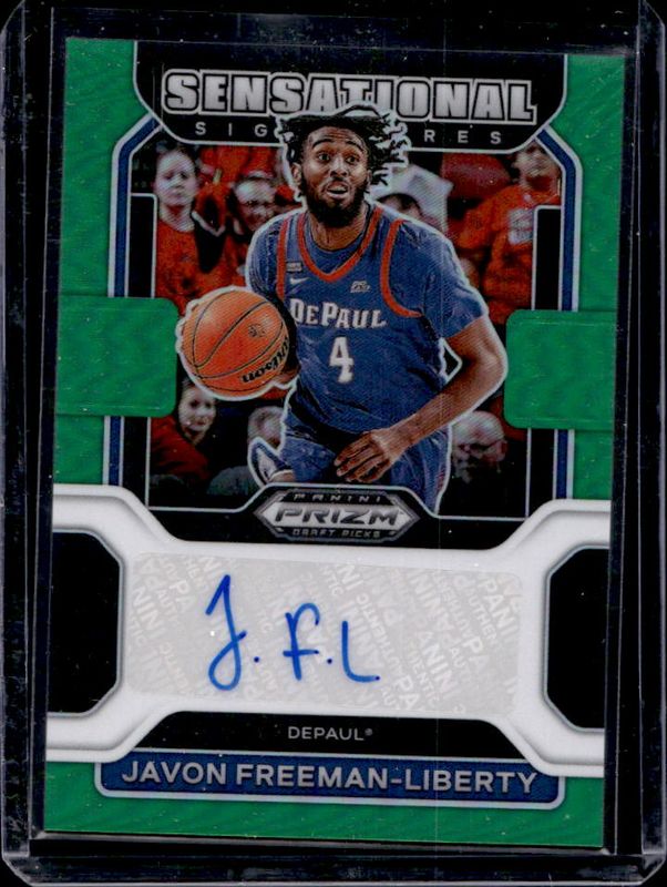 Javon Freeman-Liberty 2022 Prizm Draft Picks #SS-JFL Sensational ...