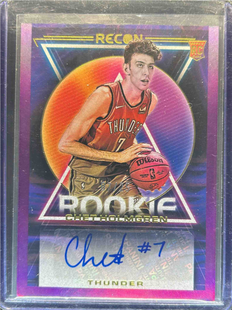 Chet Holmgren 2022 Recon #RRS-CHG Rookie Recon Signatures - Purple /25 ...