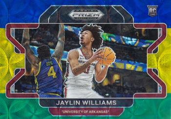 Jaylin Williams 2022 Prizm Draft Picks #98b Choice Blue Yellow & Green ...