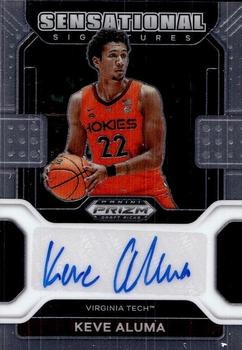 Keve Aluma 2022 Prizm Draft Picks #SS-KAL Sensational Signatures Price ...