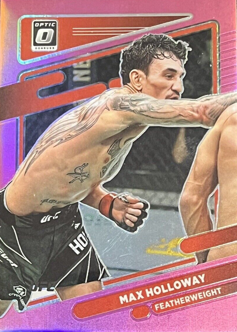 Max Holloway 2022 Optic UFC #38 Pink /25 Price Guide - Sports Card Investor