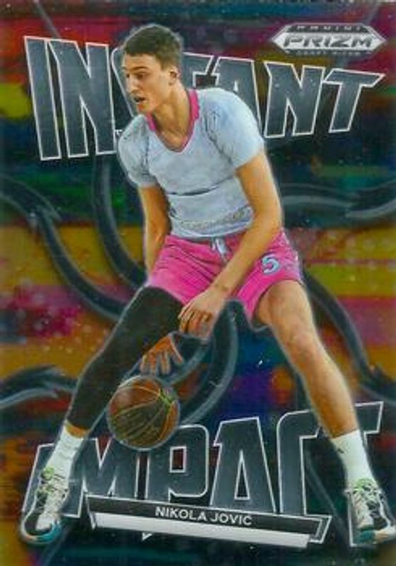 Nikola Jovic 2022 Prizm Draft Picks #II-NJ Instant Impact Price Guide ...