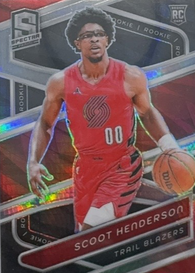 Scoot Henderson 2023 Spectra #142 International Red Price Guide ...