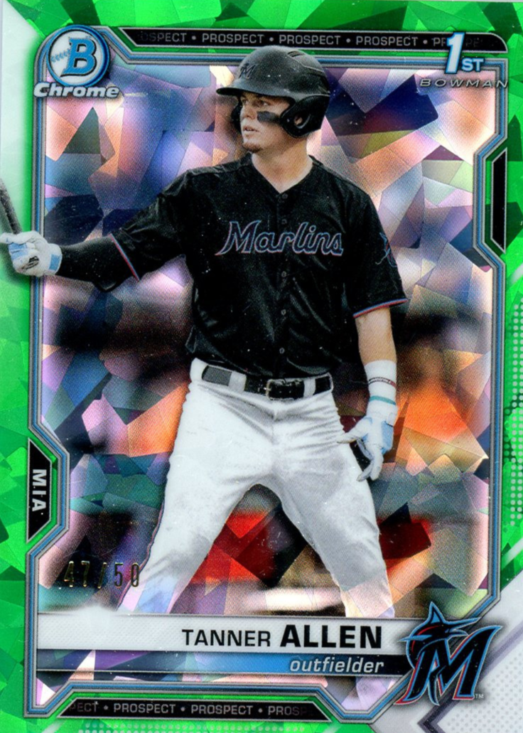 Tanner Allen Baseball Cards Price Guide - Sports Card Investor