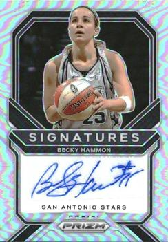 Becky Hammon 2021 Prizm WNBA #SG-BHM Signatures - Silver Price Guide ...