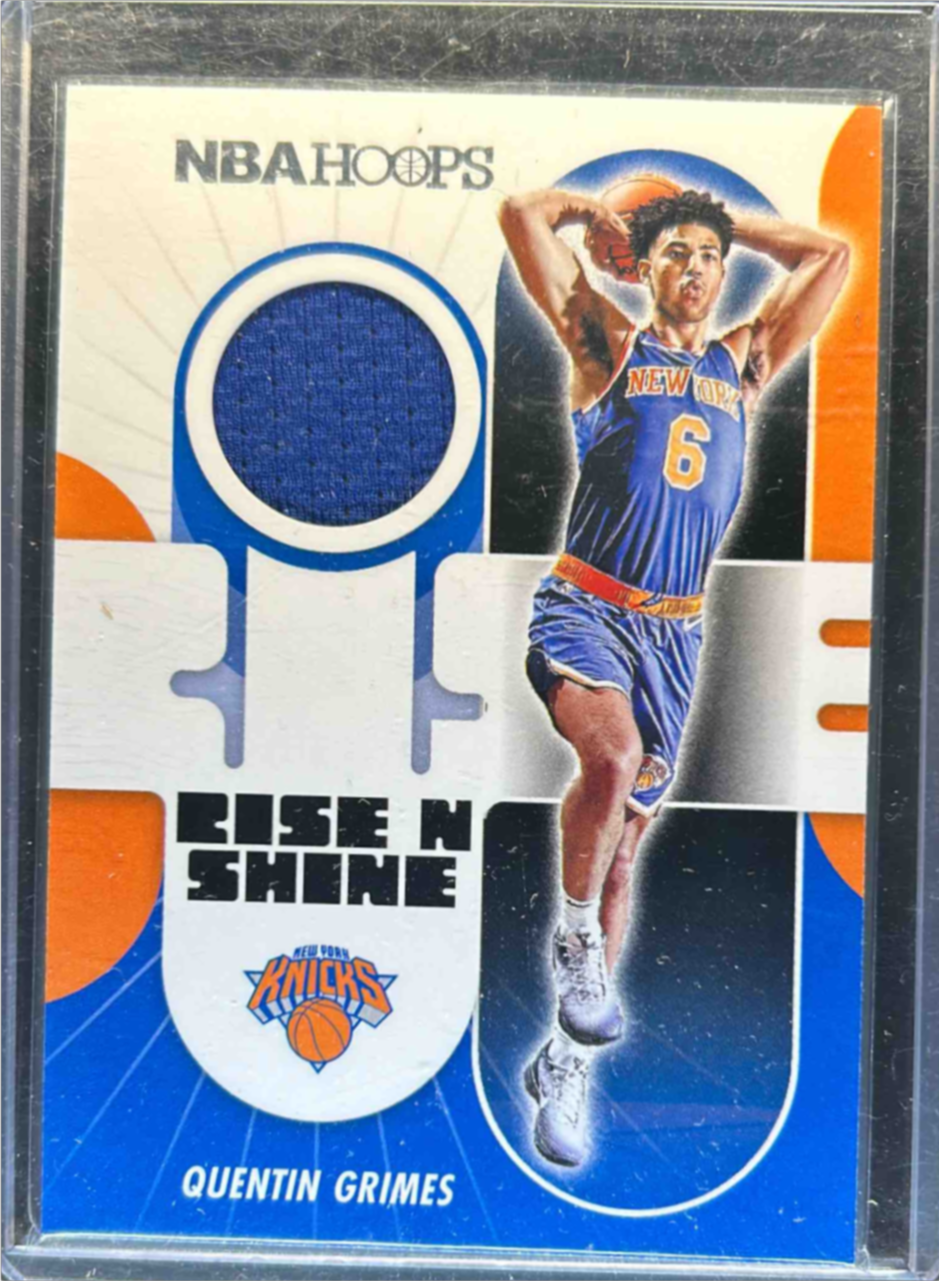 Quentin Grimes 2021 Hoops #RS-QG Rise N Shine Memorabilia Price Guide - Sports Card Investor