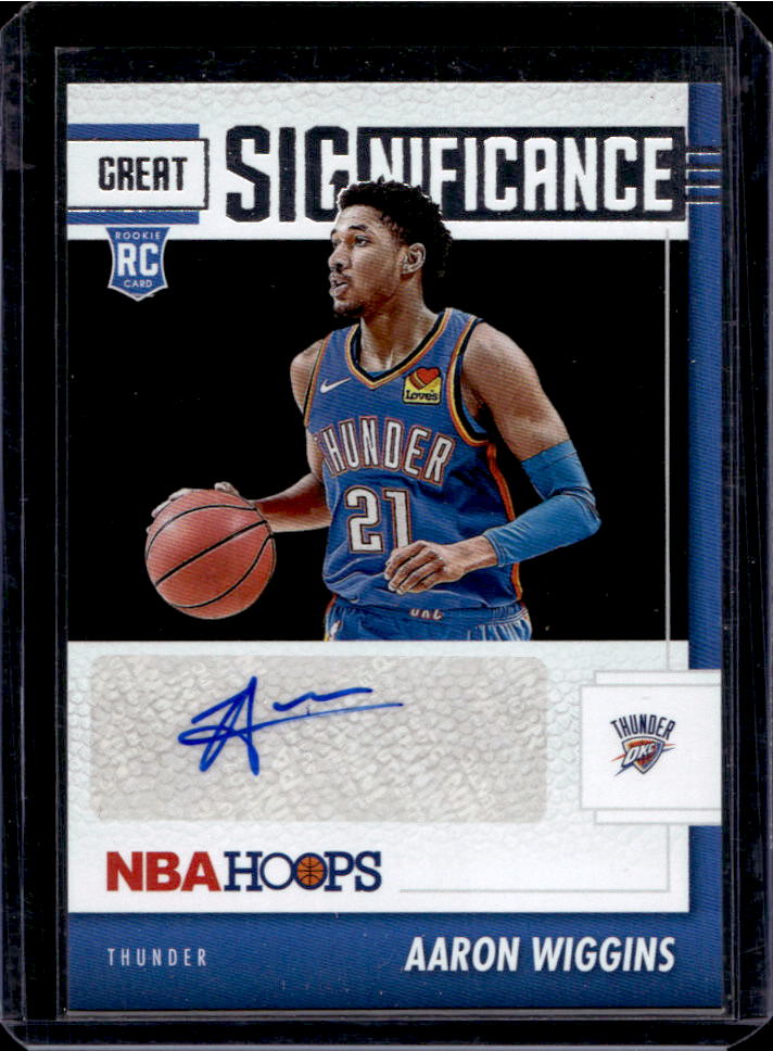 Aaron Wiggins 2021 Hoops Gs Aw Great Significance Price Guide Sports