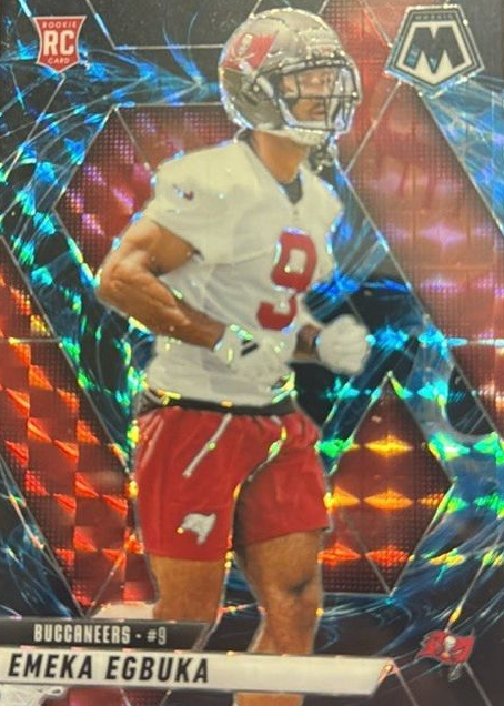 Emeka Egbuka 2025 Mosaic #376 Genesis /(SSP) Price Guide - Sports Card ...