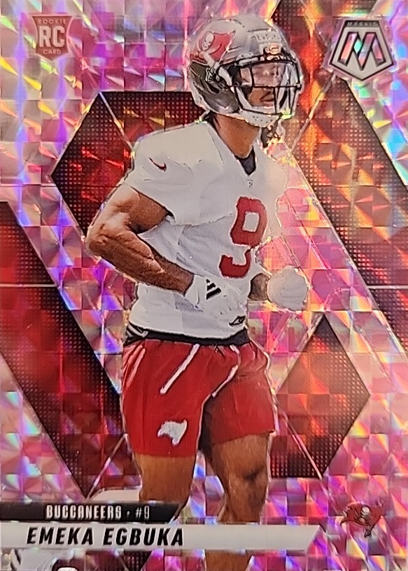 Emeka Egbuka 2025 Mosaic #376 Pink Camo Price Guide - Sports Card Investor