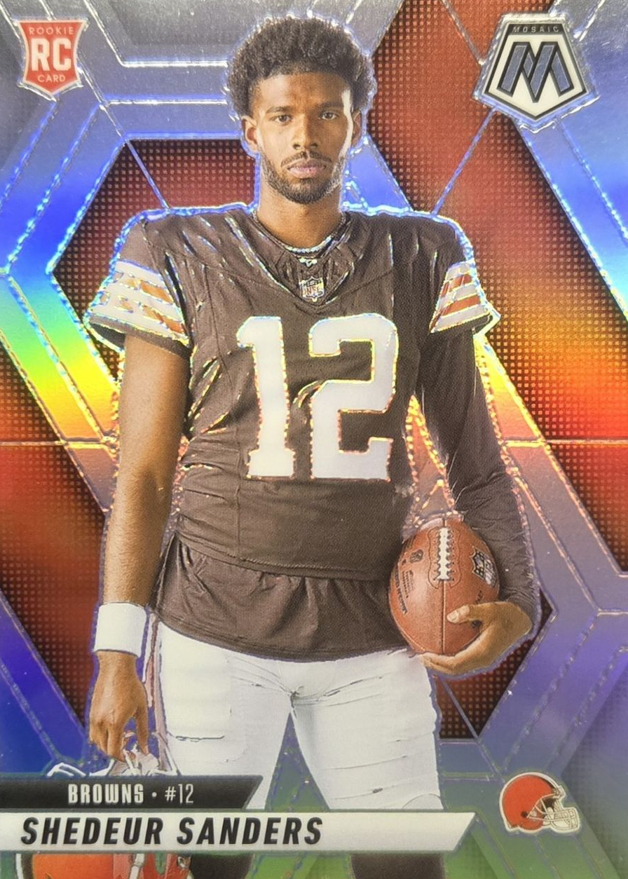 Shedeur Sanders 2025 Mosaic #290 Rookie Variation - Silver Price Guide ...