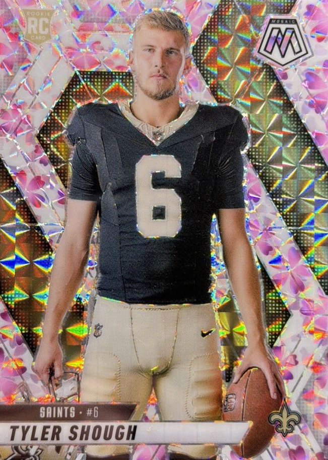 Tyler Shough 2025 Mosaic #273 Rookie Variation - Choice Cherry Blossom ...