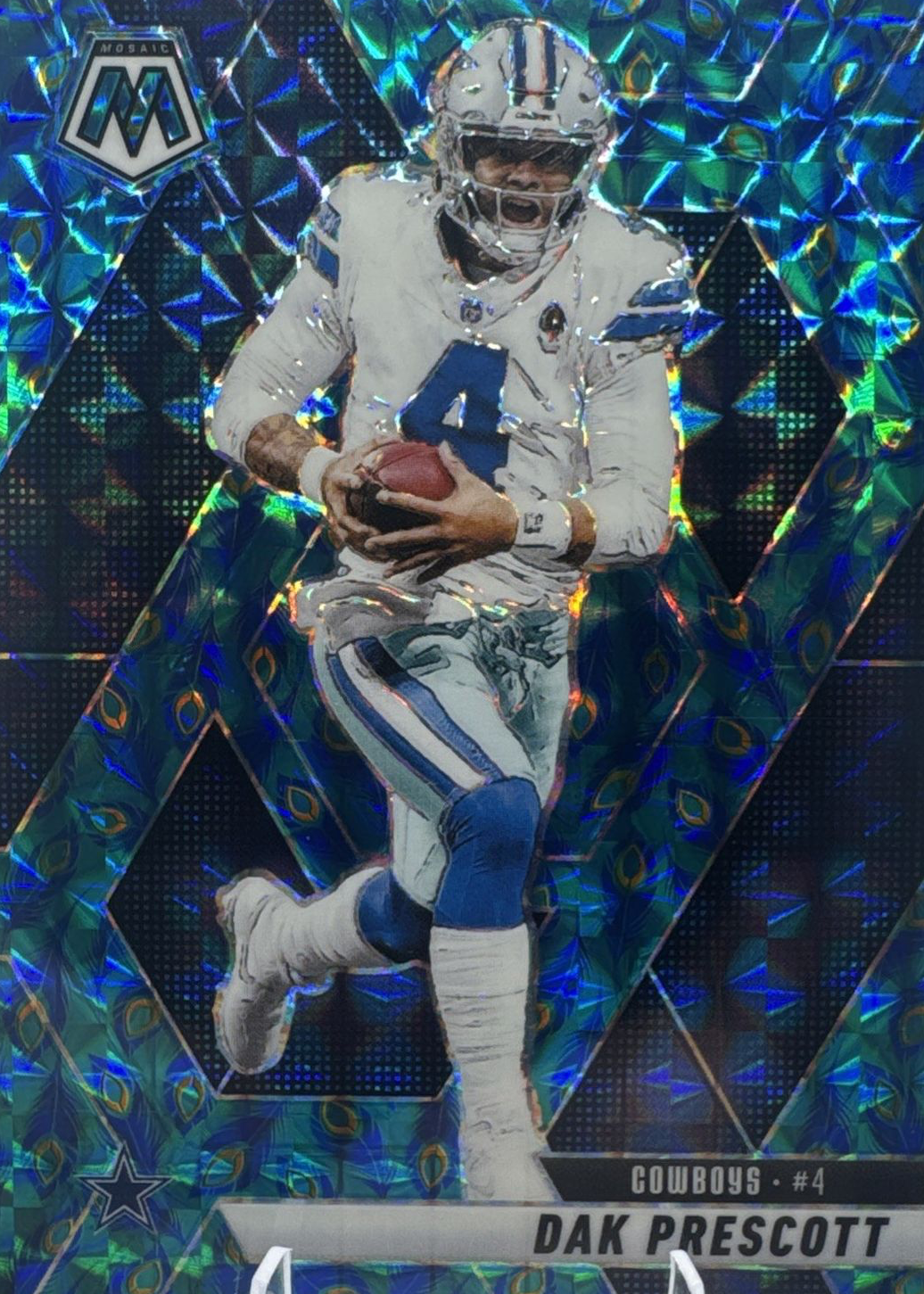 Dak Prescott 2025 Mosaic #91 Choice Peacock /(SSP) Price Guide - Sports ...