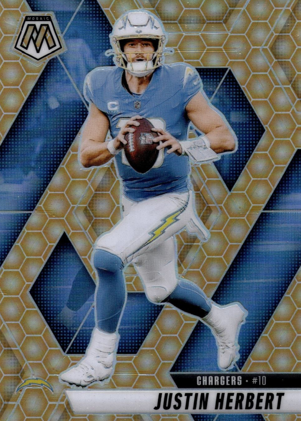 Justin Herbert 2025 Mosaic #80 Honeycomb /(SSP) Price Guide - Sports ...