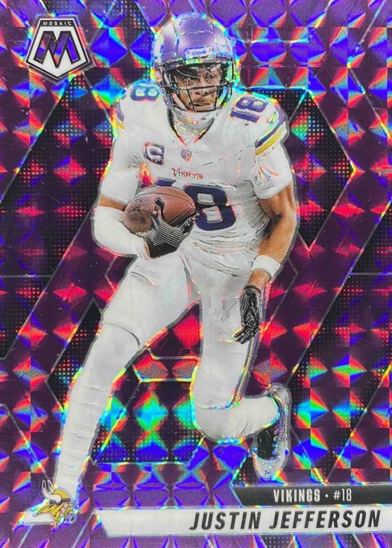 Justin Jefferson 2025 Mosaic #19 Purple /49 Price Guide - Sports Card ...