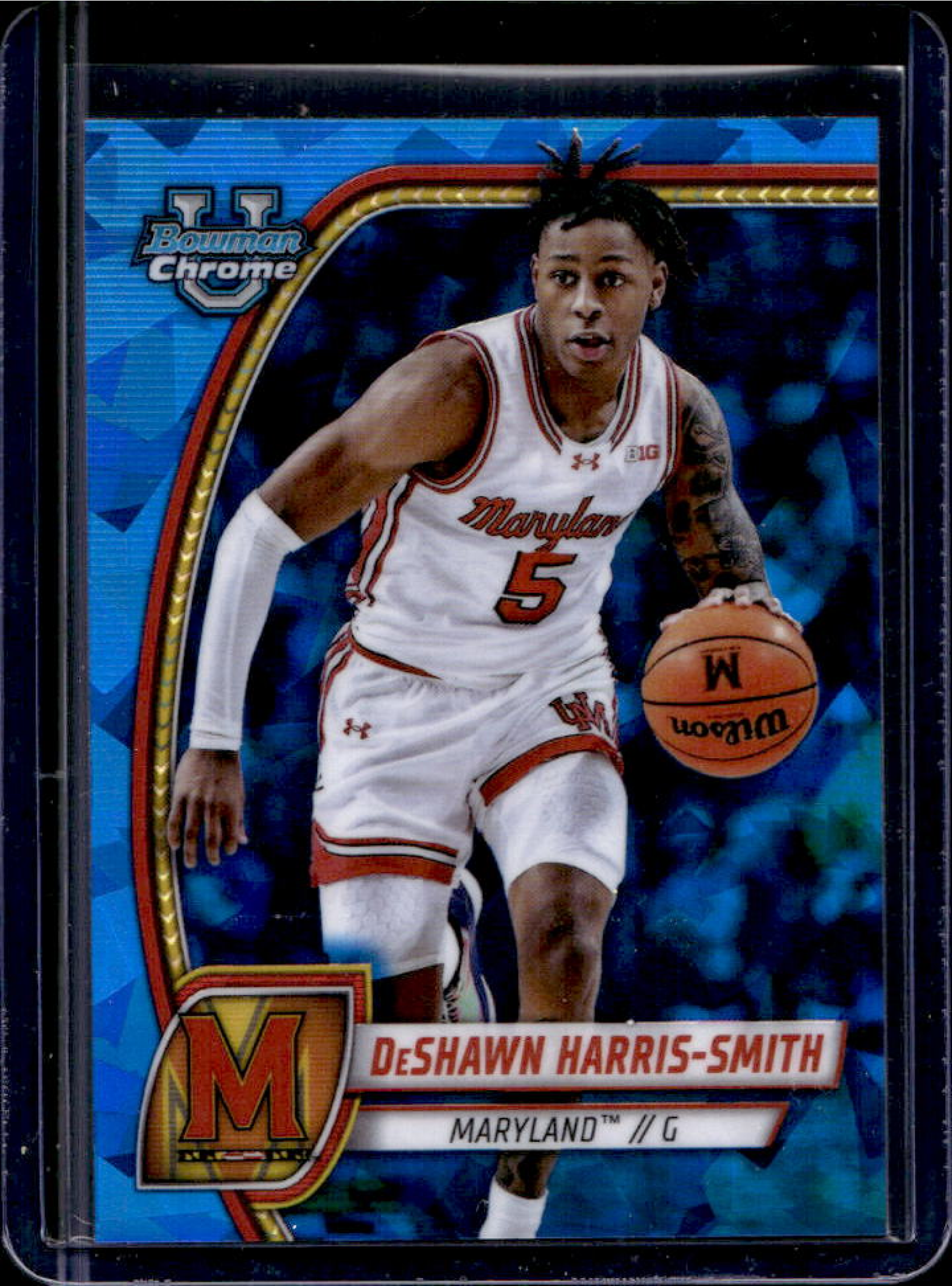 DeShawn Harris-Smith 2024 Bowman Chrome University Sapphire Edition #85 ...