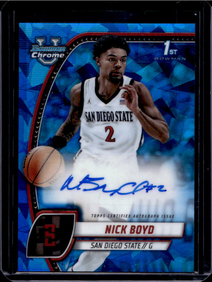 Nick Boyd 2024 Bowman Chrome University Sapphire Edition #73 Prospect ...