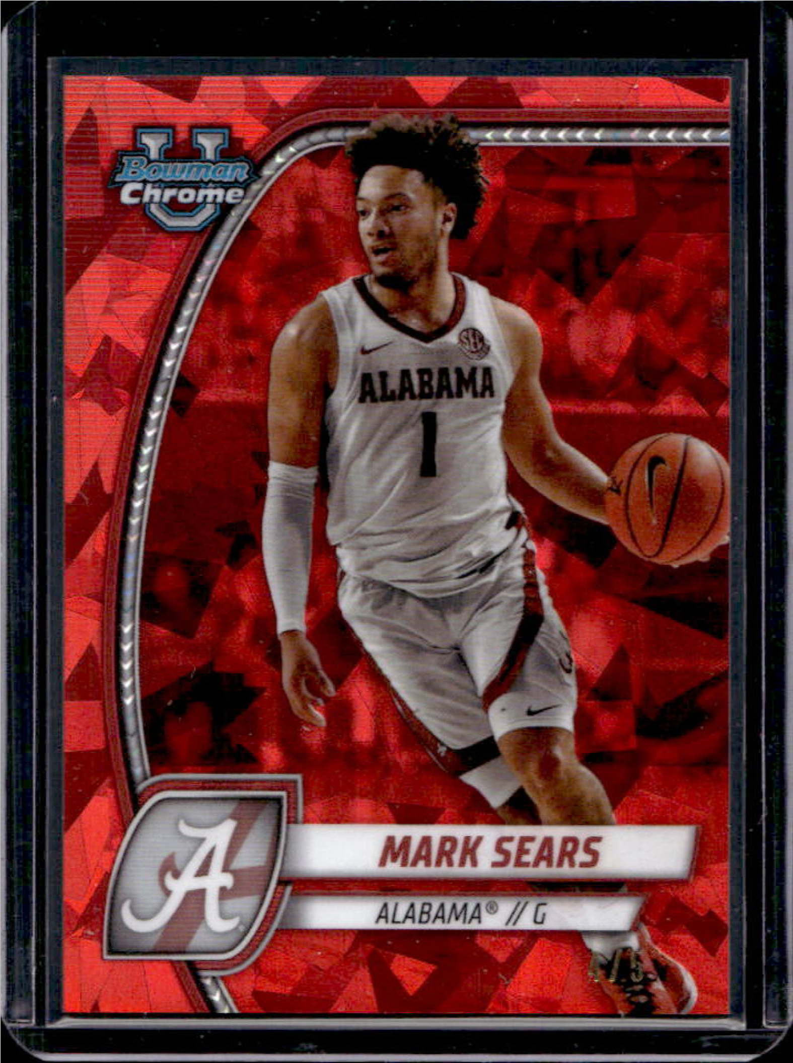 Mark Sears 2024 Bowman Chrome University Sapphire Edition #99 Red ...