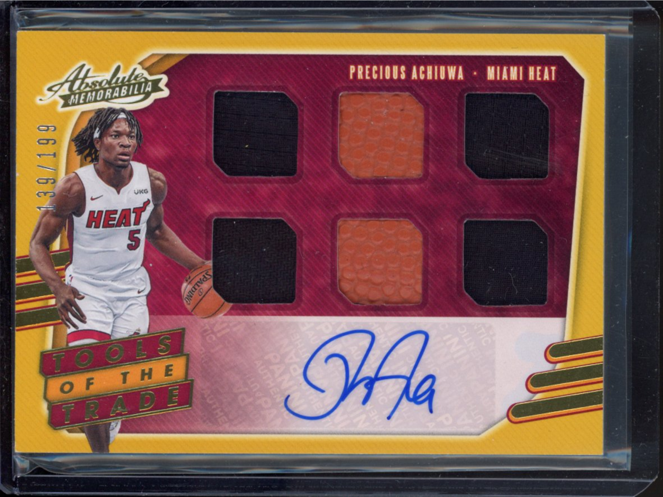 Precious Achiuwa 2020 Absolute Memorabilia #TT6-PAC Tools of the Trade ...
