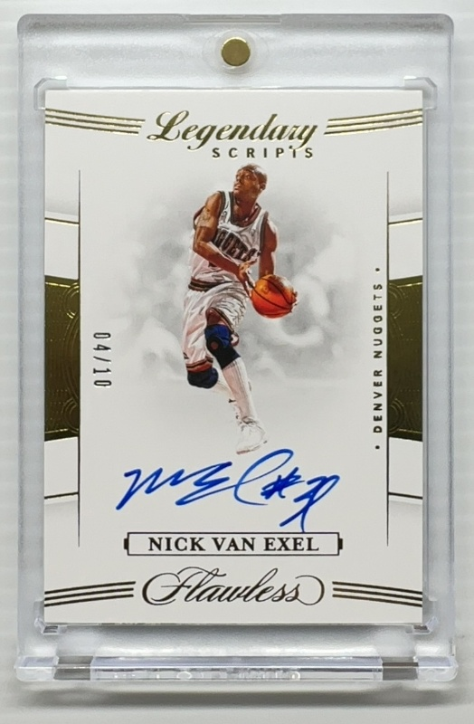 Nick Van Exel 2019 Flawless #LS-NVE Legendary Scripts - Gold /10 Price ...