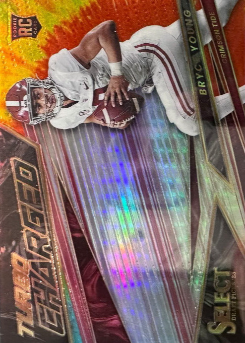 Bryce Young 2023 Select #TUR-BYO Turbocharged - Tie-Dye /25 Price Guide ...