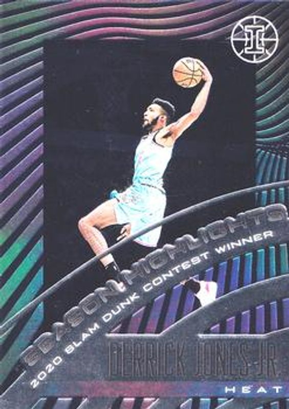 Derrick Jones 2019 Illusions #12 Season Highlights - Sapphire /199 ...
