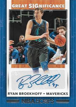 Ryan Broekhoff 2019 Hoops #GS-RBK Great SIGnificance Price Guide ...