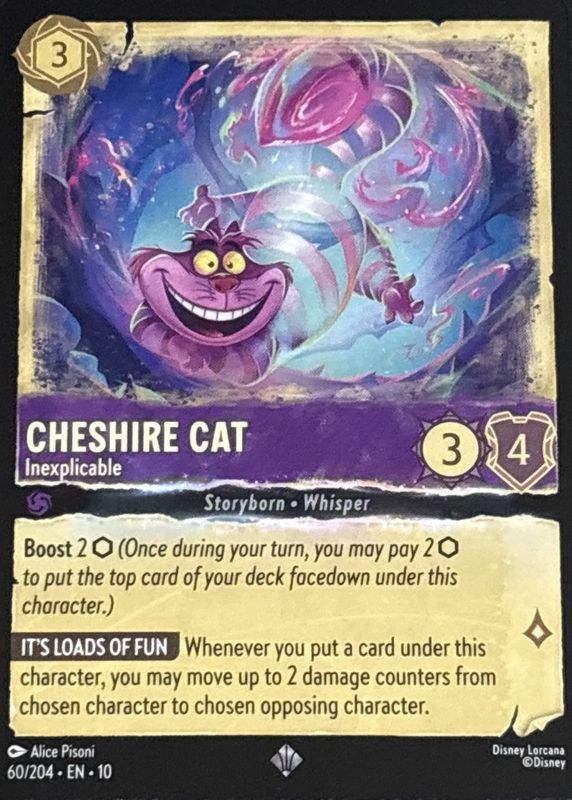 Cheshire Cat - Inexplicable Disney Lorcana Cards Price Guide - Sports ...