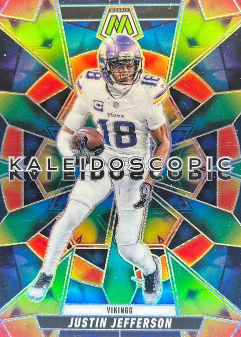 Justin Jefferson 2025 Mosaic #11 Kaleidoscopic /(SSP) Price Guide ...