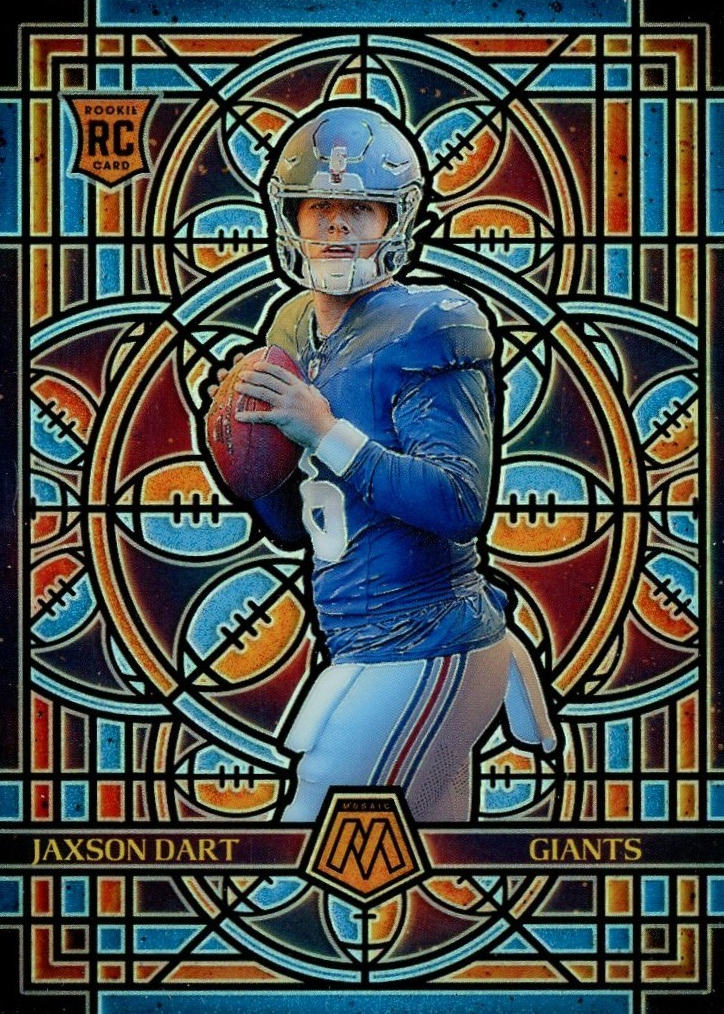 Jaxson Dart 2025 Mosaic #19 Stained Glass /(SSP) Price Guide - Sports ...
