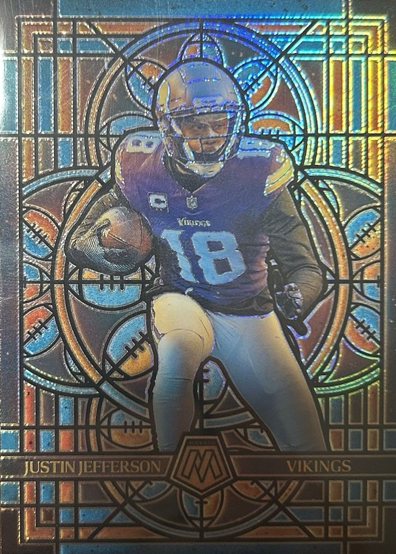 Justin Jefferson 2025 Mosaic #16 Stained Glass /(SSP) Price Guide ...
