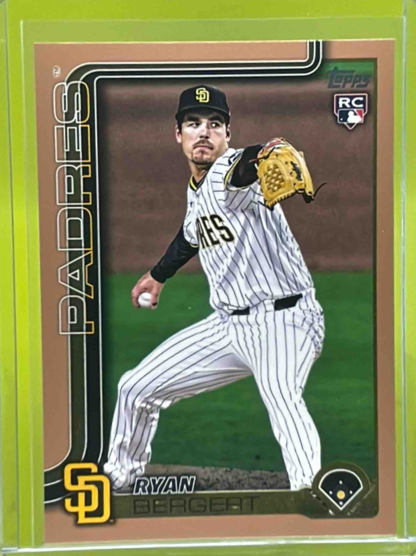 Ryan Bergert 2025 Topps Update #US295 Gold Border /2025 Price Guide ...