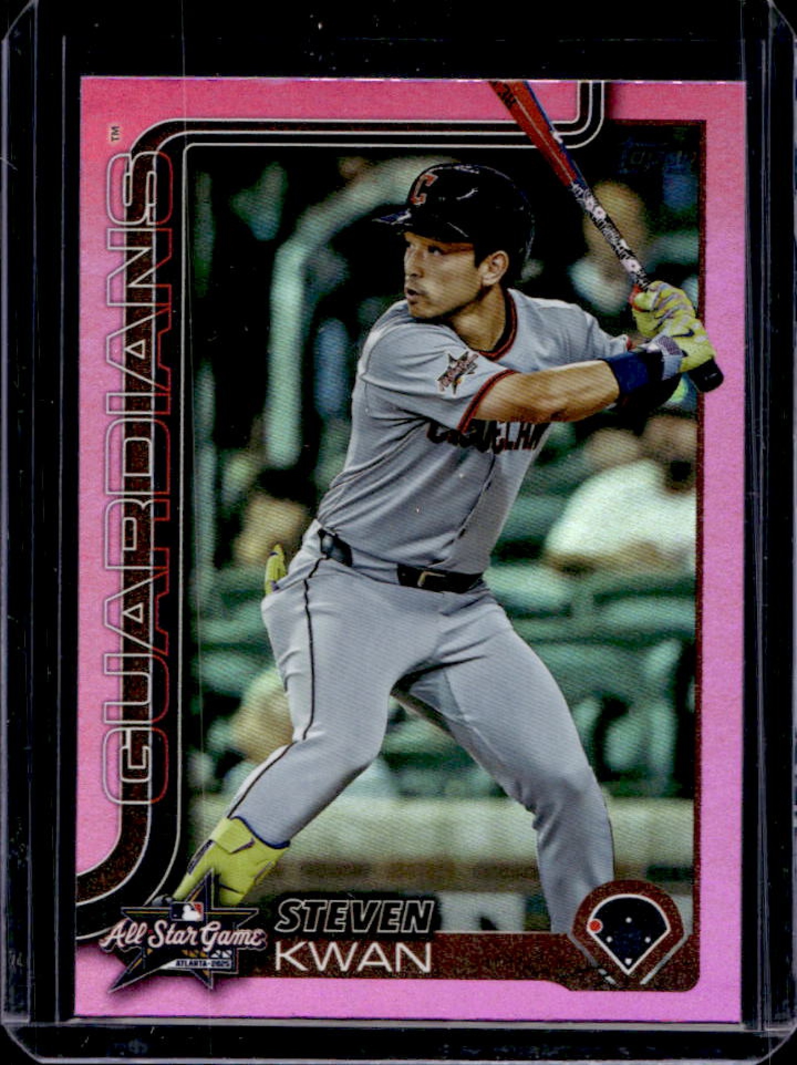 Steven Kwan 2025 Topps Update #ASG-43 All-Star Game - Pink Foil Price ...