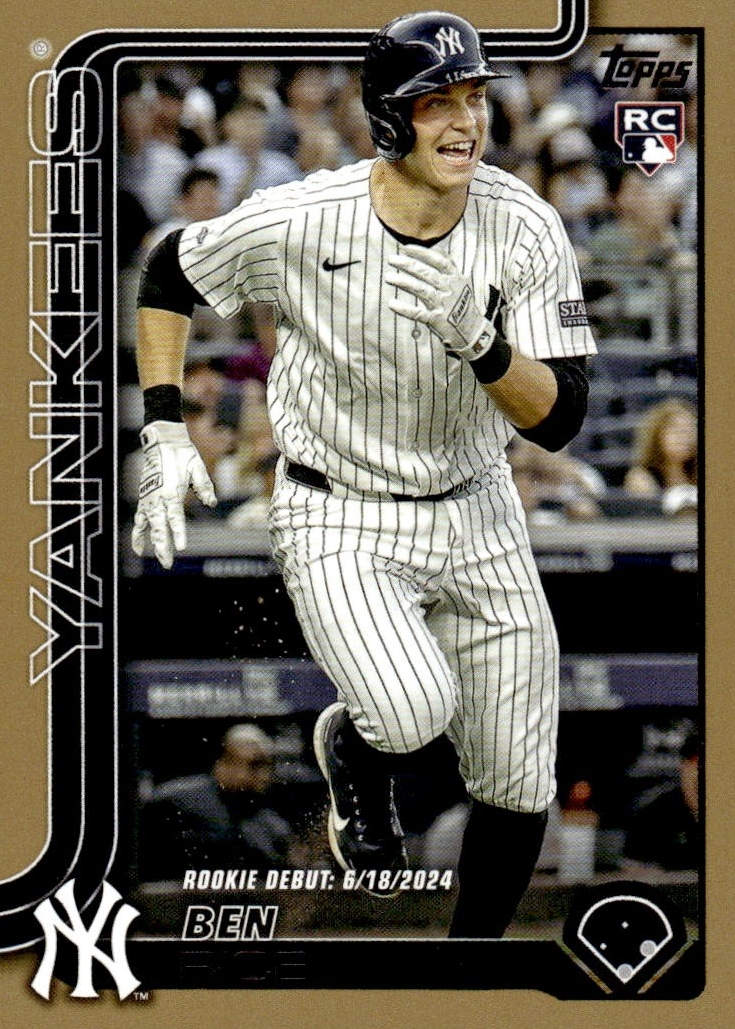 Ben Rice 2025 Topps Update #US25 Rookie Debut - Gold /2025 Price Guide ...